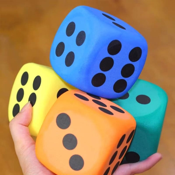 Brinquedo Educativo Infantil - Dado de Espuma Grande | Confira